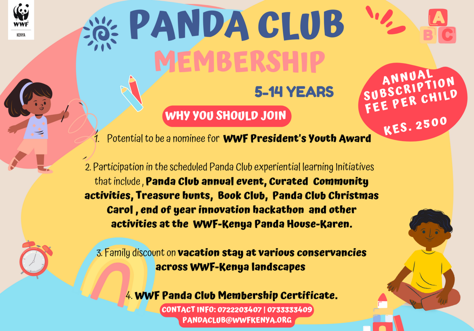 Panda Club Sign-up – WWF Kenya